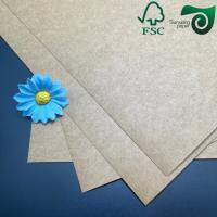 China Eco Friendly 200gsm Unbleached Striped Kraft Paper Rolls For Flower Packaging for sale