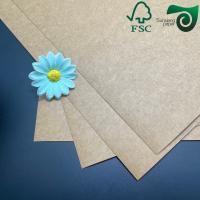 China FSC 300gsm Food Safe Brown Kraft Cardboard For Lunch Box  Food Grade Packaging for sale