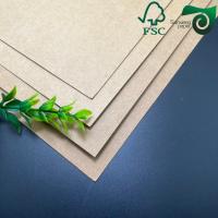 China FSC 270gsm 450gsm Brown Kraft Paper PE Laminated Cardboard Trays For Food Containers for sale