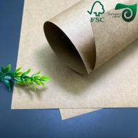 China FSC 1600MM PE Coated Heat Seal Kraft Paper Oil Proof Greaseproof Pallet Liner for sale