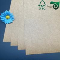 China FSC 300gsm Food Safe Brown Kraft Cardboard For Lunch Box  Food Grade Packaging for sale