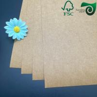 China FSC 300gsm Food Safe Brown Kraft Cardboard For Lunch Box  Food Grade Packaging for sale