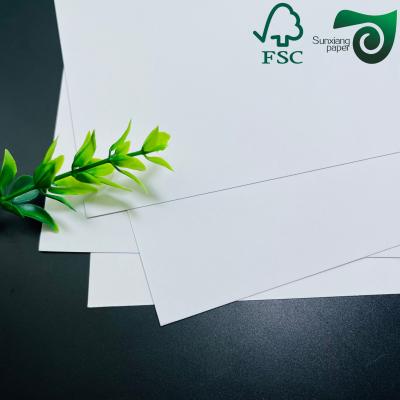 China High Whiteness Excellent Ink Absorbing Uncoated Woodfree Paper For School Textbook Printing White Paperboard Manufacturer for sale