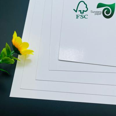China FSC 310gsm 330gsm Gloss Black Core C2S Coated Paper  For Playing Cardstock Poker Cards for sale