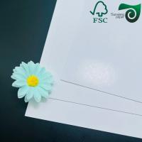 China FSC  SGS Certified Double Sided Coating  C2S 300GSM White Glossy Art Paper Reel 100% Natural Pulp for sale