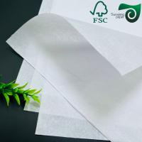 China 30GSM Semi Translucent White Paper  Food Grade Baking Wrapping Paper FSC Certified for sale