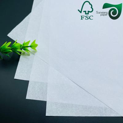 China FSC 28gsm 24gsm Food Grade White Straw Wrapping Paper In 30mm 44mm Sizes for sale