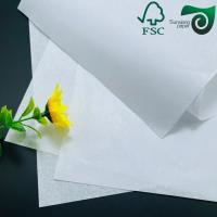 China FSC Greaseproof Paper 38gsm  40gsm Greaseproof Paper For Lunch Wrapping for sale