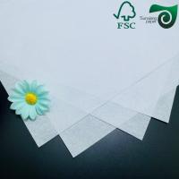 China FSC 35gsm Food Grade White Greaseproof Paper  Food Basket Liners For Sandwich for sale