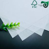 China FSC White Greaseproof Paper 38gsm 40gsm Perfect For Lunch Wrapping Fried Snacks Bacon for sale