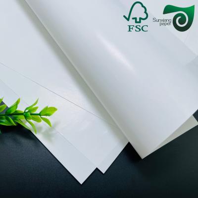 China FSC A3 A4 Size 128gsm 150gsm Coated Gloss Digital Printing Paper For Menus for sale