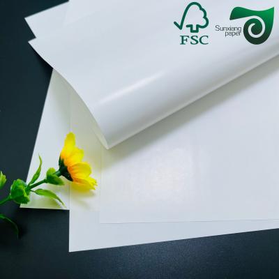 China FSC American Bristol Paper Board 200gsm 300gsm Premium High Gloss Sheet Printing Paper for sale
