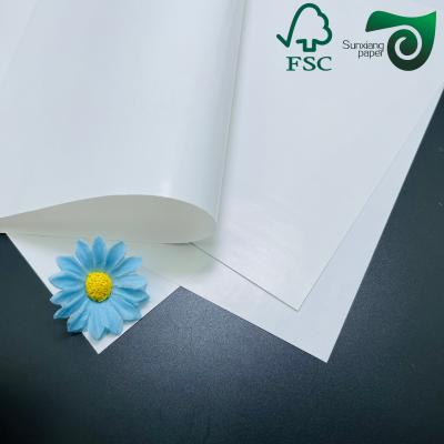 China FSC 70gsm 80gsm  90gsm Glossy C1S Art Paper  Coated One Side Ideal For Label Printing for sale