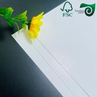 China FSC300gsm C1S Premium White Cardboard Sheets For Packets 700mm 1000mm for sale