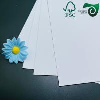 China FSC Double Side White Duplex Board Sheets 0.45mm 3mm Thick For Outer Packaging for sale