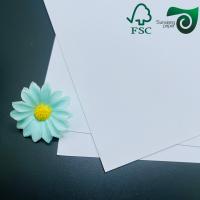 China 1mm Grey Cored Dual Sided White Cardstock Matte Surface Superior Ink Absorption for sale
