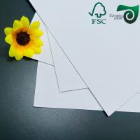 China FSC Double Side White Duplex Board Sheets 0.45mm 3mm Thick For Outer Packaging for sale