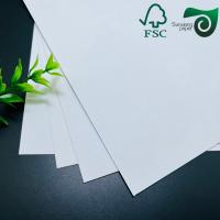 China 1mm Grey Cored Dual Sided White Cardstock Matte Surface Superior Ink Absorption for sale