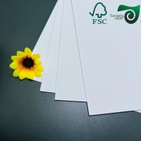 China 1mm Grey Cored Dual Sided White Cardstock Matte Surface Superior Ink Absorption for sale
