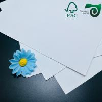 China FSC Double Side White Duplex Board Sheets 0.45mm 3mm Thick For Outer Packaging for sale