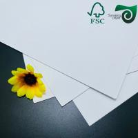 China FSC Certified Double Sided Coated White Board White Core  Grey Core Options 800gsm for sale