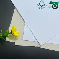 China FSC 300gsm 450gsm C1S Coated Duplex Board With High Stiffness Folding Resistance for sale