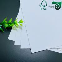 China FSC Stiffness 2mm 2.5mm Double Sided White Cardboard For Shoe Box Making for sale