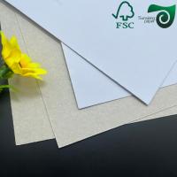 China FSC 400gsm Two Ply Grey Back White Board High Stiffness Printable Packaging Cardboard for sale