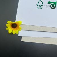 China FSC Grey Backed Coated Duplex Board 230gsm 250gsm Ideal For Shoe Box Manufacturing for sale