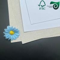 China Glossy One Side White Coated Duplex Board 200gsm To 450gsm Grey Back Packaging Grade for sale