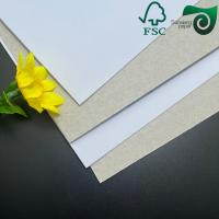 China FSC Bright White Lined Solid Coated Duplex Board 300gsm For Show Cards Packaging for sale
