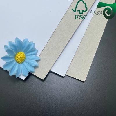 China FSC Certified Hard Fold Duplex Board Grey Back  Premium Choice For Notebook Covers  Beyond for sale