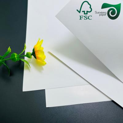 China FSC 300gsm 350gsm Recyclable White C2S Coated Paper   Highly Polished Finish for sale