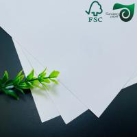 China FSC 300gsm 350gsm Recyclable White C2S Coated Paper  Highly Polished Finish Art Paper for sale