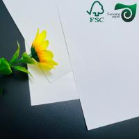 China FSC Certified Eco Friendly 300gsm C2S Double Side Glossy Coated Laser Paper Card for sale