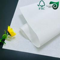 China FSC Recyclable 28gsm White Food Grade Wrapping Paper For Straws  Cutlery Purity Virgin Wood Pulp for sale