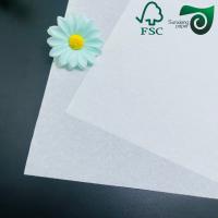 China FSC 40gsm White Double Side Coated Greaseproof Paper 100% Virgin Wood Pulp for sale