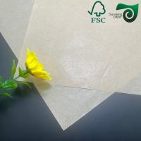 China FSC Silicone Coated Greaseproof Baking Paper  55gsm 60gsm Brown White Food Safe Options for sale