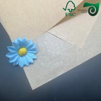 China FSC Certified 55gsm 60gsm Silicone Coated Greaseproof Baking Paper Brown White for sale