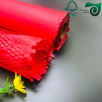 China FSC 80gsm Honeycomb Wrap Eco Friendly Cushioning E Commerce Fragile Item Packaging for sale