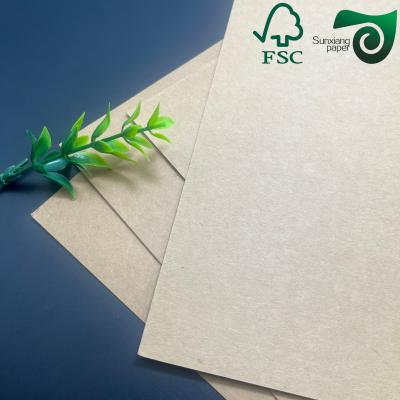 China 250gsm 350gsm Uncoated Brown Virgin Kraft Paper Packaging Grade  For Food Packaging for sale
