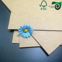 China Sunxiang 350gsm Brown Kraft Board Is Engineered For Direct Contact Food Packaging for sale