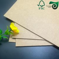 China Virgin Pulp Brown Coated Kraft Paper 250gsm 300gsm For Food Grade Packaging Boxes for sale