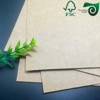 China FSC Brown White Uncoated Kraft Board 300gsm 400gsm For Food Box Packaging for sale