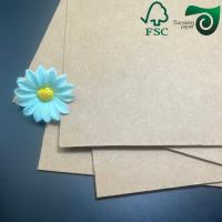 China 300gsm 450gsm Virgin Brown Kraft Liner Paper Anti-Curl Wrapping Grade for sale