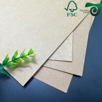China 300gsm 450gsm Virgin Brown Kraft Liner Paper Anti-Curl Wrapping Grade for sale