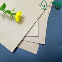 China FSC 250gsm 350gsm Uncoated Brown Virgin Kraft Paper For Packaging Boxes for sale