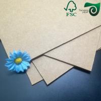 China FSC 250gsm 350gsm Uncoated Brown Virgin Kraft Paper For Packaging Boxes for sale