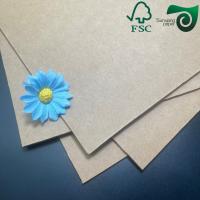 China 300gsm 450gsm Virgin Brown Kraft Liner Paper Anti-Curl Wrapping Grade for sale