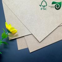 China Sunxiang 350gsm Brown Kraft Board Is Engineered For Direct Contact Food Packaging for sale